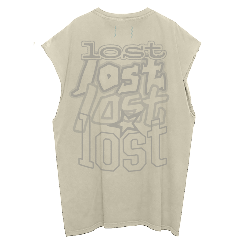 cliché cream cut off tank - Machine Gun Kelly Official Store